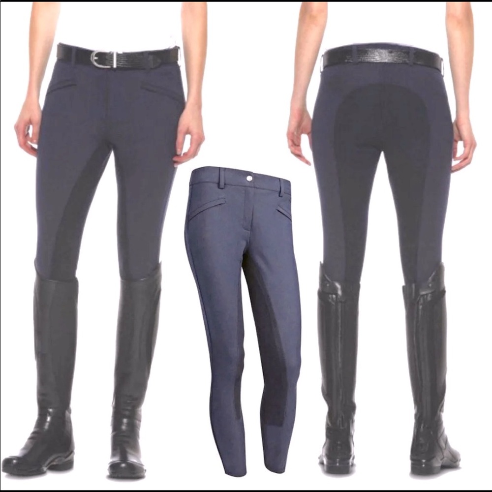 Ariat Performer Fz, Blue/Navy Full Seat Breech 24l - Gem